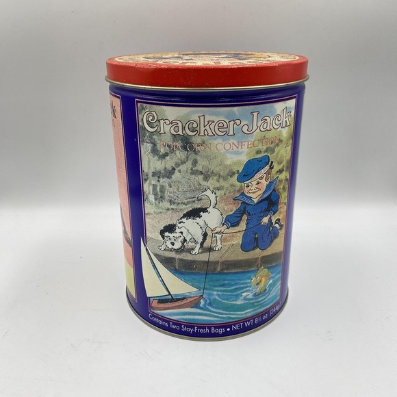 Toys | Cracker Jack Limited Edition Ball Players Tin Canister Made Usa ...